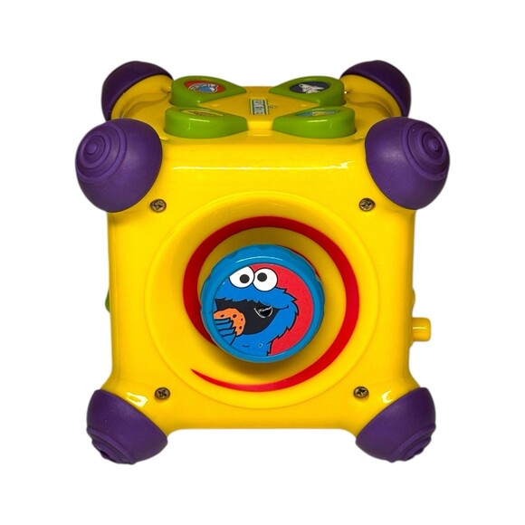 Mattel | Toys | Vintage 20 Sesame Street Musical Activity Cube Cookie ...